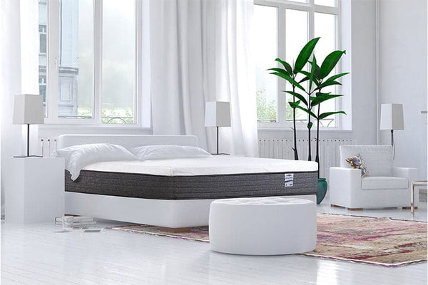 Springwall Serenity 12" Pocket Coil Memory Foam Hybrid Luxury Mattress ...